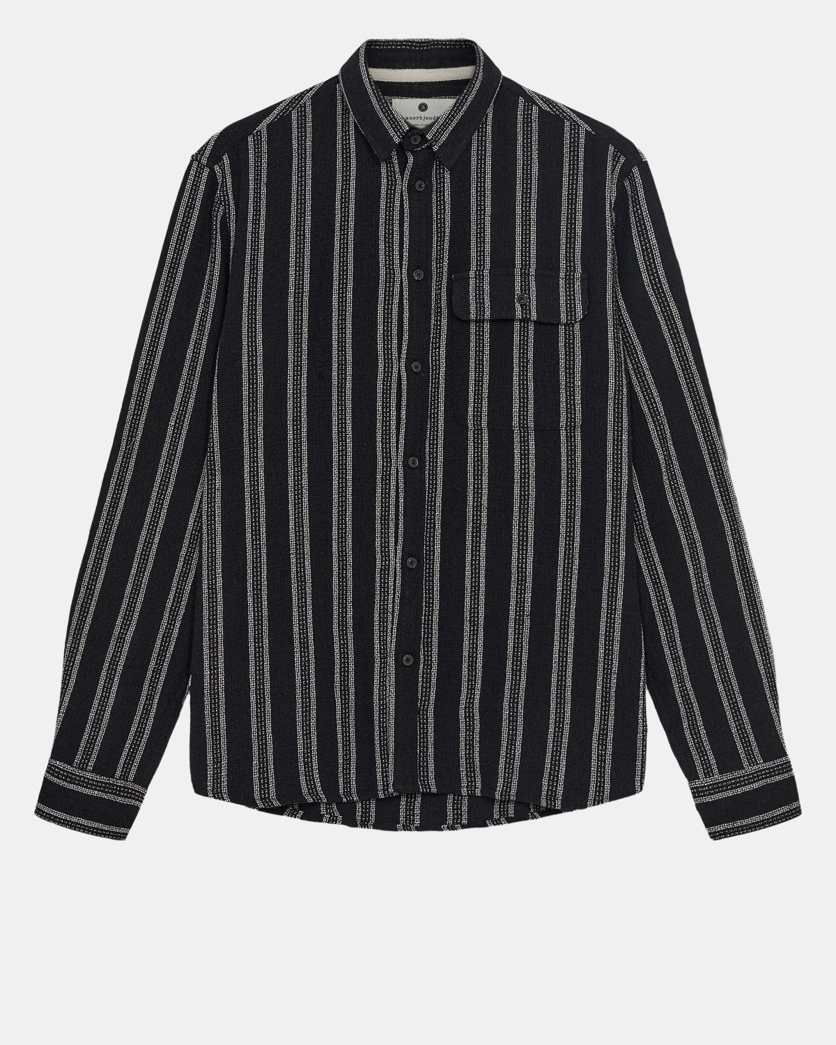 AKLEIF STRUCTURE SHIRT - Caviar