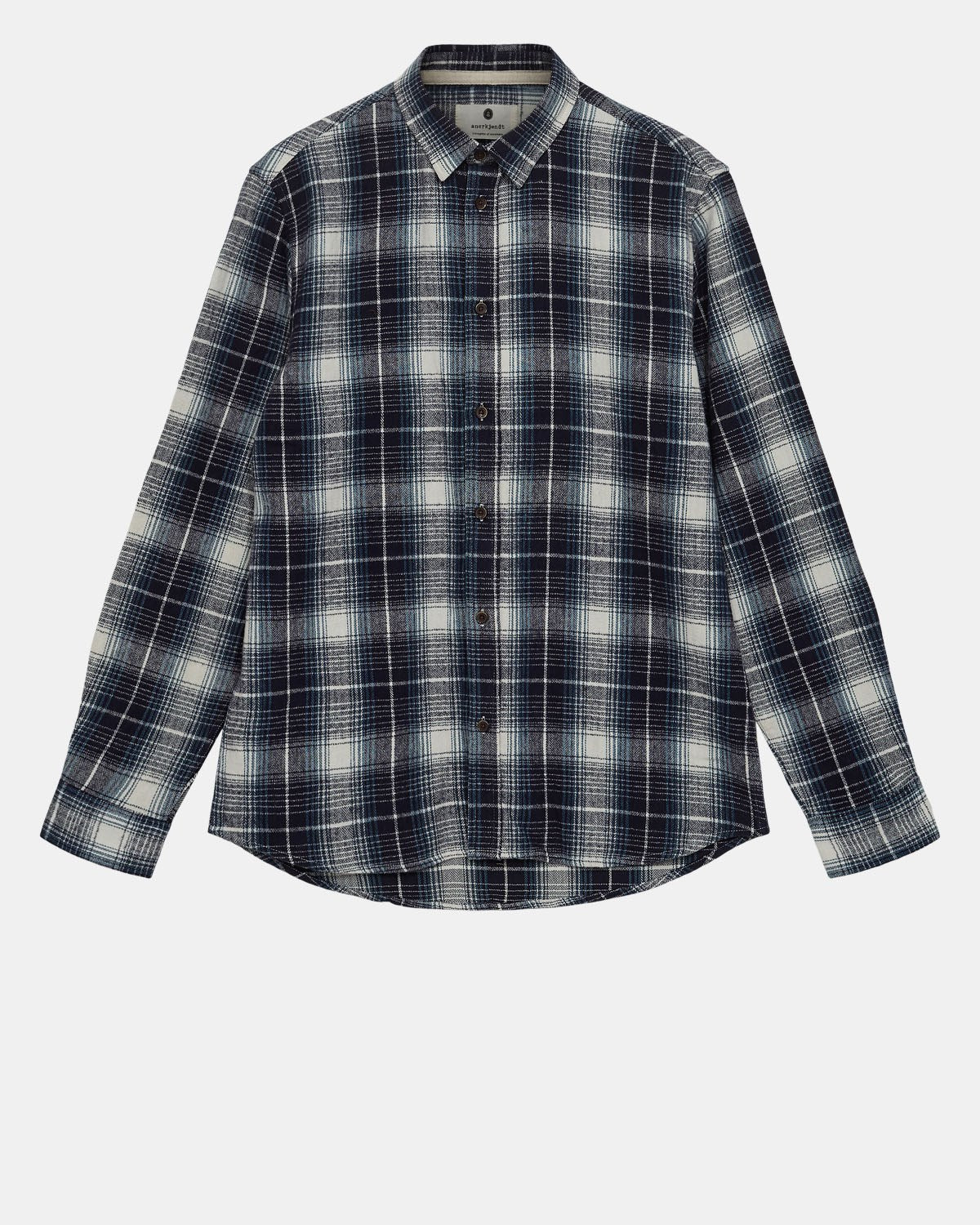AKLEIF FLANNEL CHECK SHIRT - Sky Captain