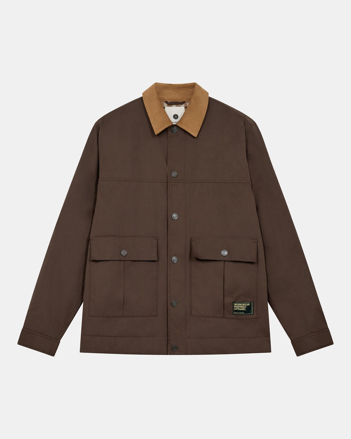AKBILLY COTTON/NYLON NEW JACKET - Mulch