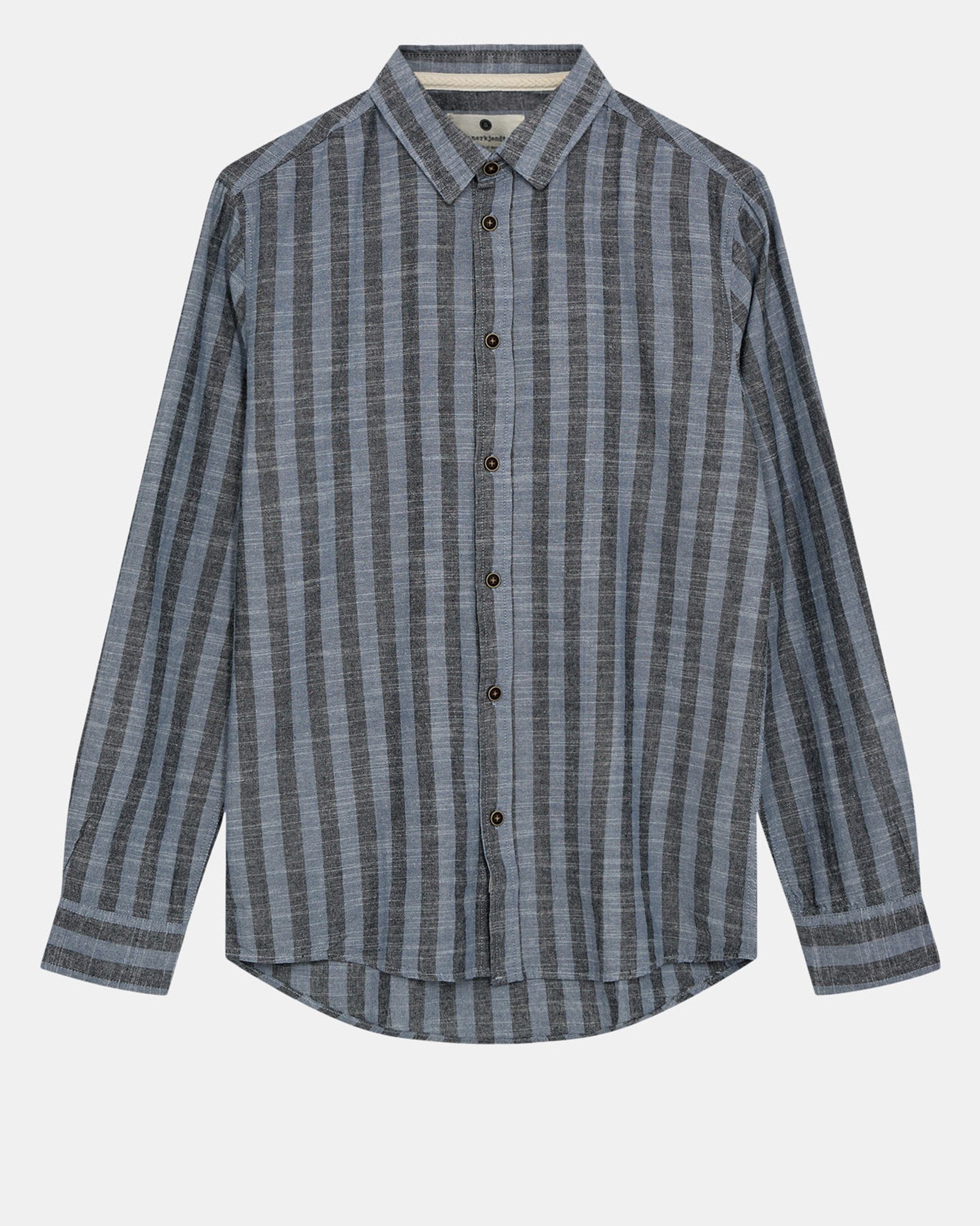 AKLEIF L/S DOUBLE STRIPE SHIRT - Sky Captain